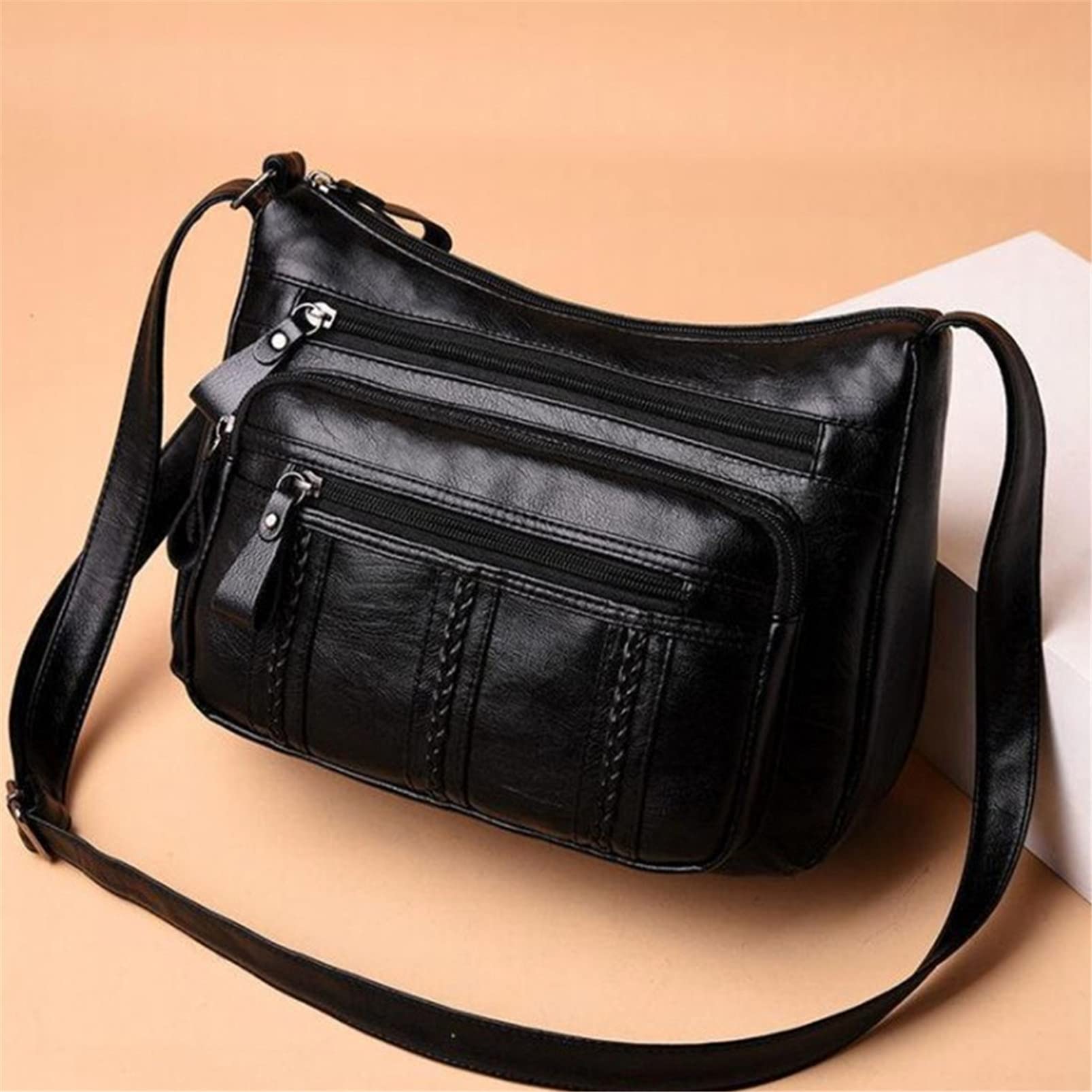 LoveAloe Crossbody Pursesdurable Multi-Layer Shoulder Handbags Waterproof Travel Bag Pocketbooks For Women Men