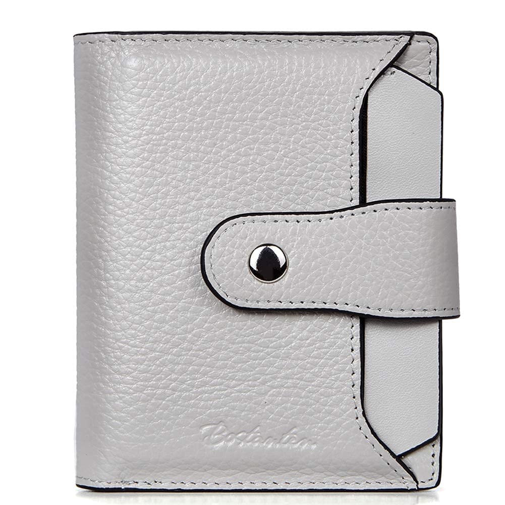 BOSTANTEN Women Leather Handbag Designer Satchel Shoulder Tote Bags Bundle with Women Leather Wallet RFID Blocking Small Bifold Wallet with ID Window