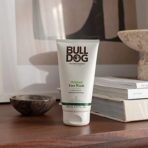 Bulldog Mens Skincare and Grooming, Original Face Wash/Scrub, 5 Fluid Ounce