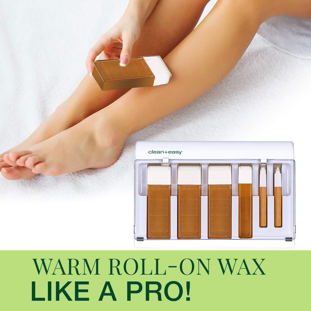 Clean + Easy Waxing Spa Warmer For Wax Cartridges, Hair Removal Treatment Tool For Facial And Full Body Waxing, (120V) Warmer Unit Only