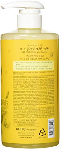 Daeng Gi Meo Ri- Egg Planet Keratin Shampoo, Extreme Damage Care, Rich Keratin Making Hair Smooth and Moisturizing for Damaged Hair, No Artificial Color, 700ml