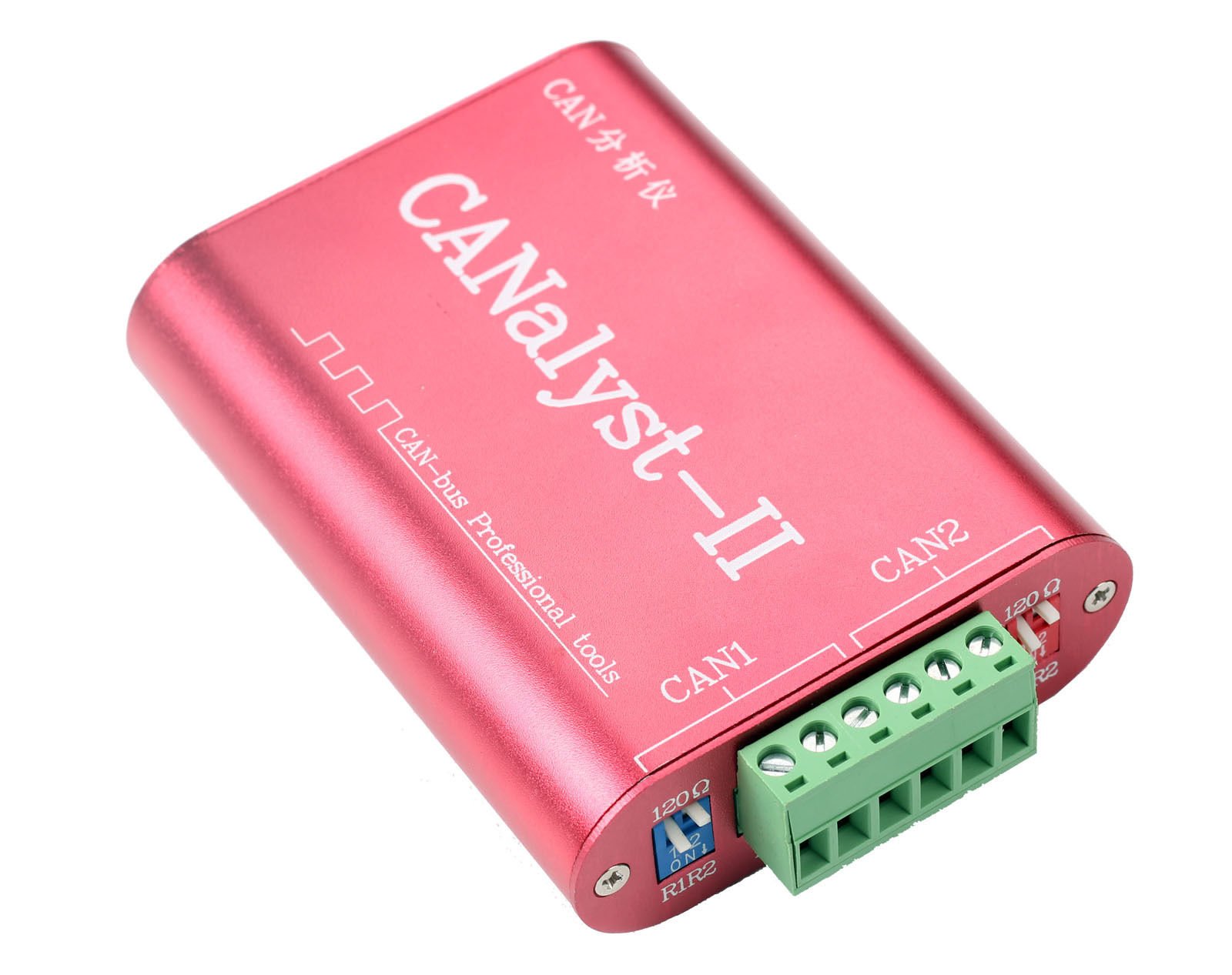 CANalyst-II USB to CAN Analyzer CAN-Bus Converter Adapter Support ZLGCANpro