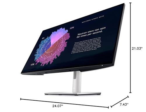 Dell UltraSharp U2722DE 27" LCD Monitor ,Platinum Silver