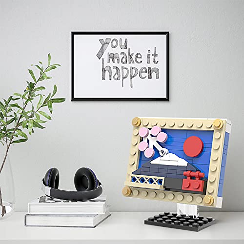 Mount Fuji Building Block Kits, Japan Famous Attraction Building Set, Creative Educational Building Brick Toys for Kids(89 Pieces)