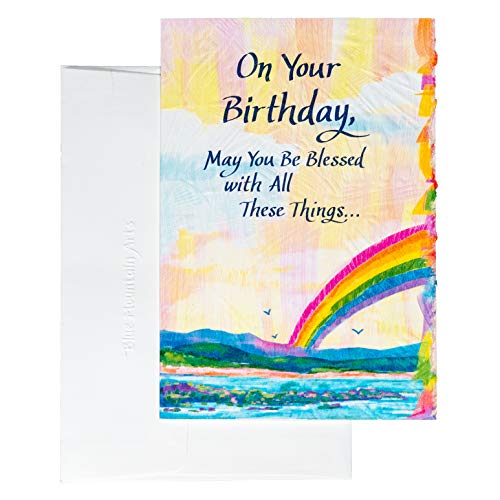 Blue Mountain Arts Greeting Card āOn Your Birthday, May You Be Blessed with All These Thingsā¦ā Shares The Happiest of Birthday Wishes