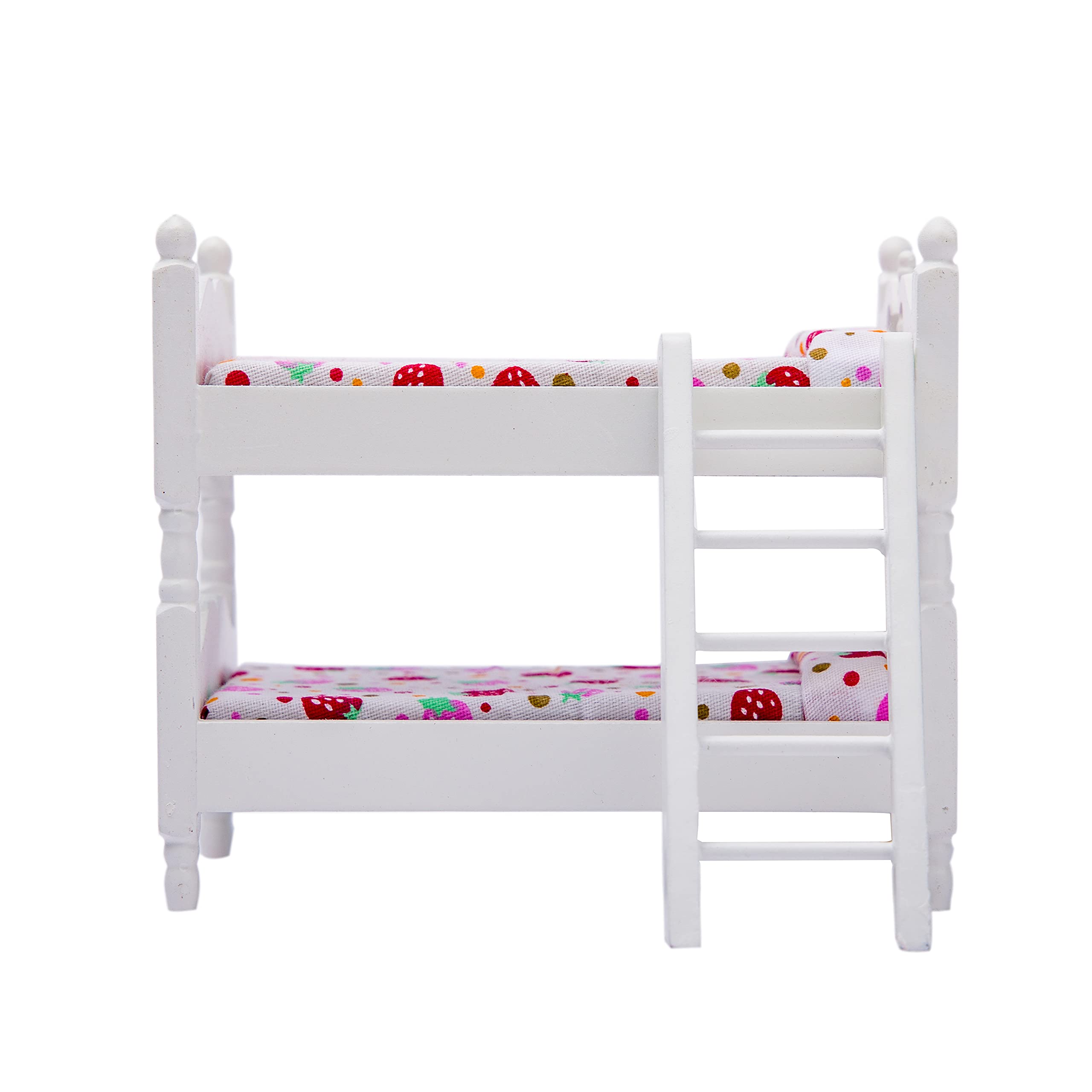 Birostiana Miniature Dollhouse Accessories Miniatures Stuff Realistic Mini Furniture Bunk Bed DIY Decor Ornament for Miniature Dollhouse Kitchen Party Kit
