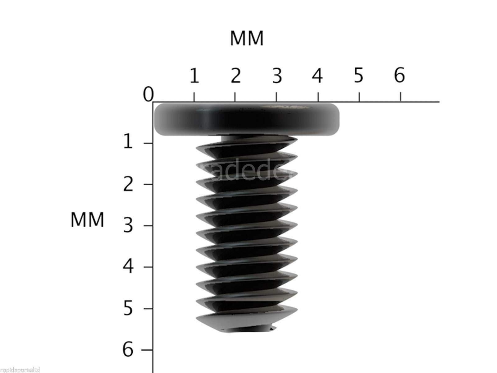 Replacement Laptop Screws in 4 Different Sizes M2 x 3mm, M3 x 3mm, M2.5 x 5mm, M2.5x8mm