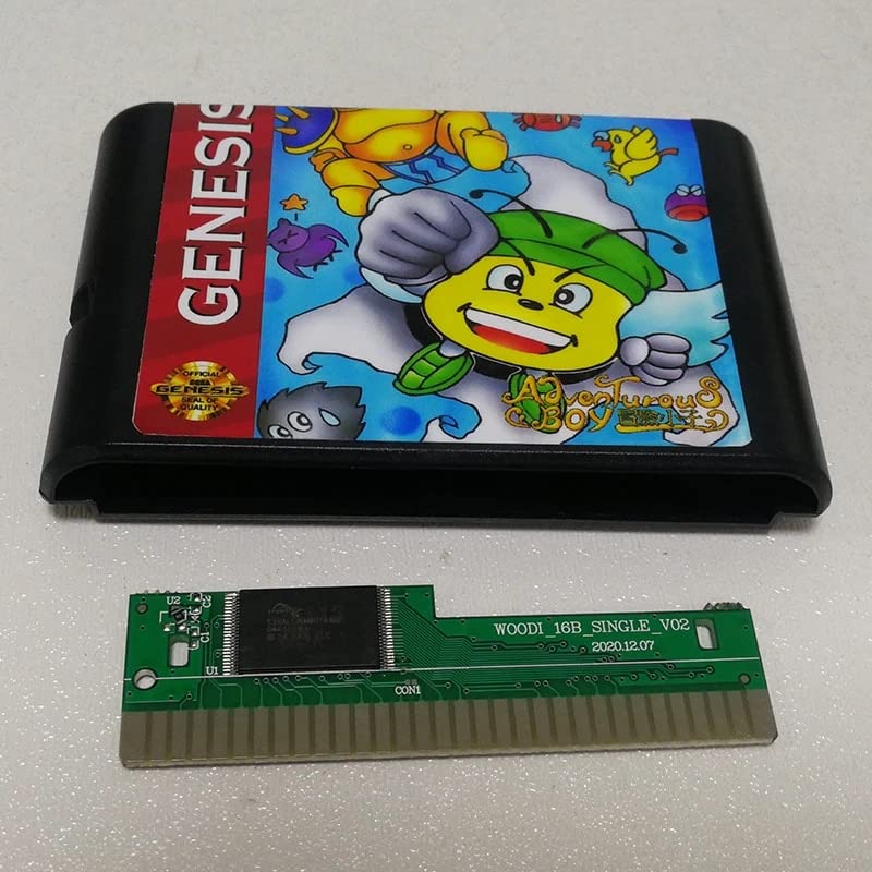 Adenturous Boy 16 Bit MD Game Card Sega Mega Drive Genesis