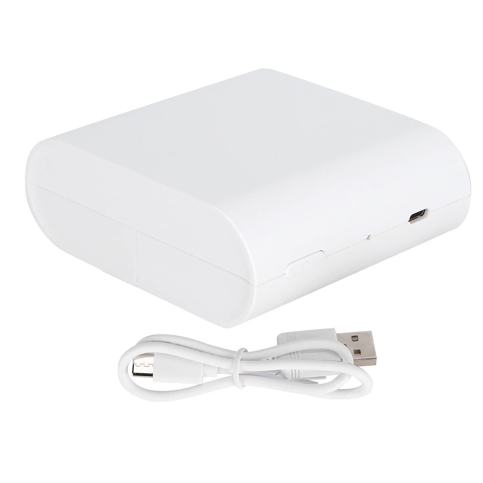 AURORAGRACE Portable Mini Printer 200DPI White Pocket Thermal Printing Device