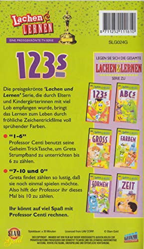 Lachen & Lernen 123s - Zahlen von 0 bis 10 [VHS-VIDEOKASSETTE]