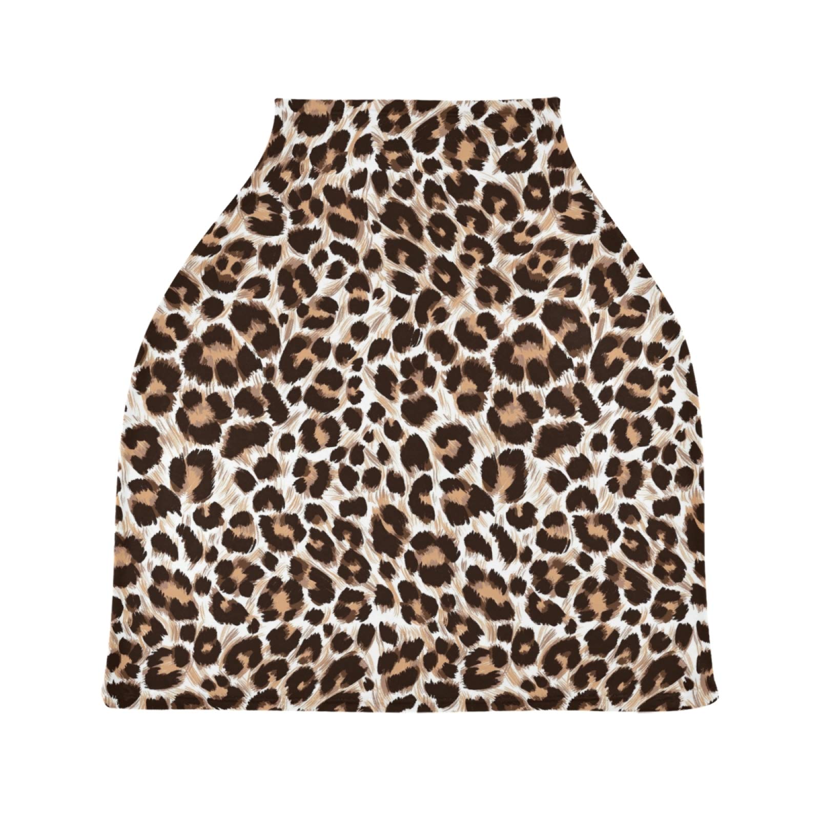 Nursing Cover Breastfeeding Scarf Leopard Cheetah Print- Baby Car Seat Covers, Stroller Cover, Carseat Canopy (0mb7a)