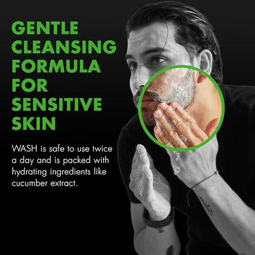 Tiege Hanley Daily Men's Face Wash - Gentle Fragrance-Free Cleansing Agent for Men - 6.5 Ounces