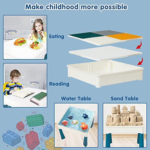 ide·o Toddler Table and Chair Set - Kid Table and Chair Set, Kids Play Table,Playroom Furniture,Kids Table with Storage