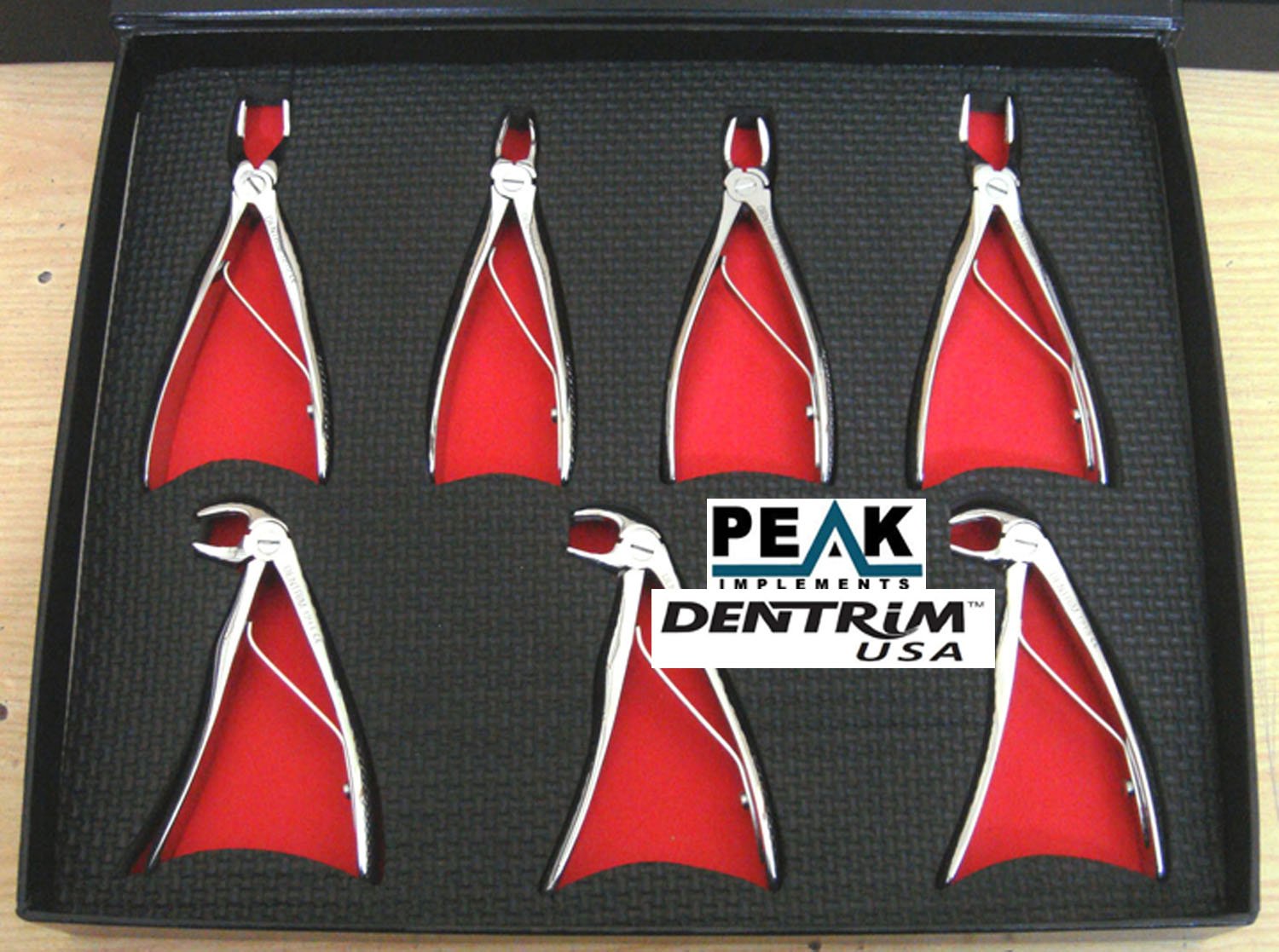 Dentrim Pedo Extracting Forceps - Children Forceps, Orthodontic Pliers, Dental Extracting Surgery Instrument (Set of 7)