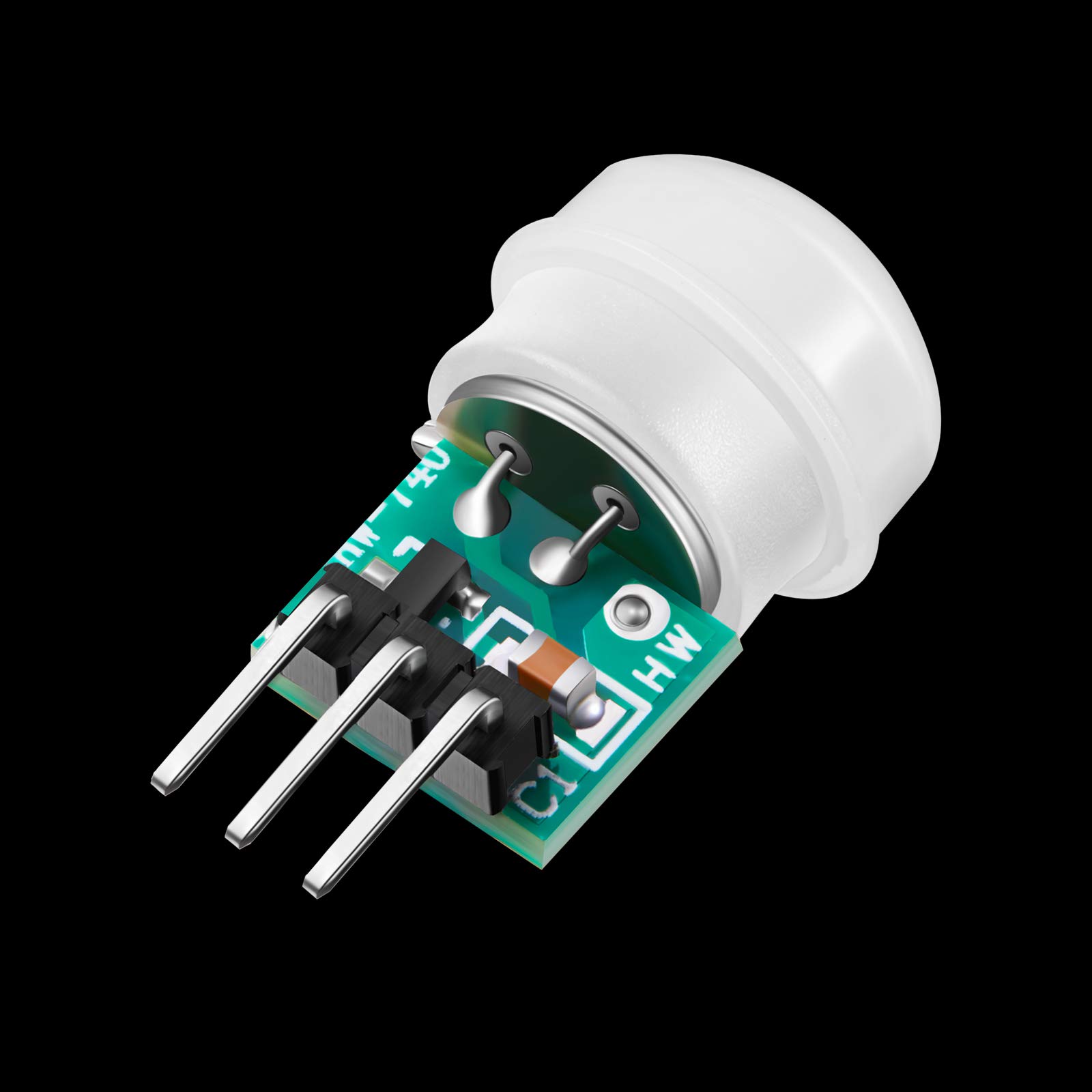 Weewooday 10 Pieces Am312 Pir Sensor Mini Pir Motion Sensor Infrared Human Body Pyroelectric Infrared Motion Module 2.7v to 12v