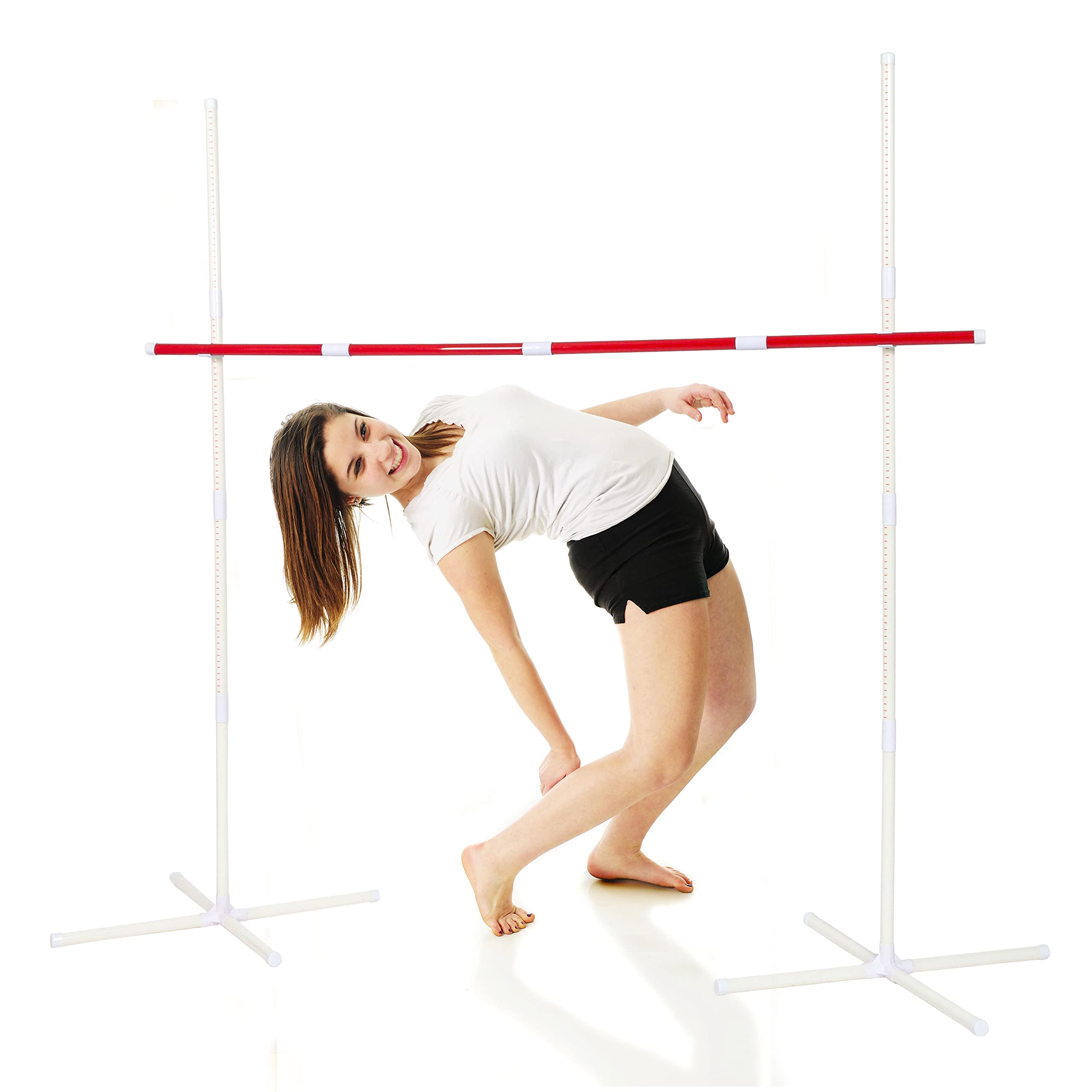Barcaloo Limbo Game for Kids and Adults - Limbo Stick Lawn Game Set for Outdoor Family Party, Adult Luau