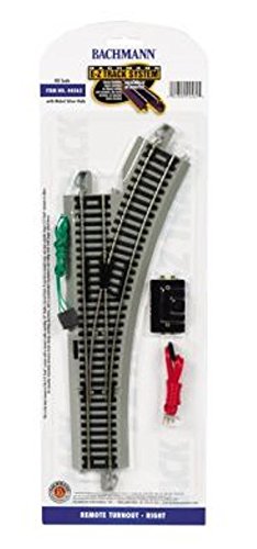 44562 Bachmann HO Scale Train E-Z Track NS Gray Right Hand RH Remote Turnout2 .HN#GG_634T6344 G134548TY48135