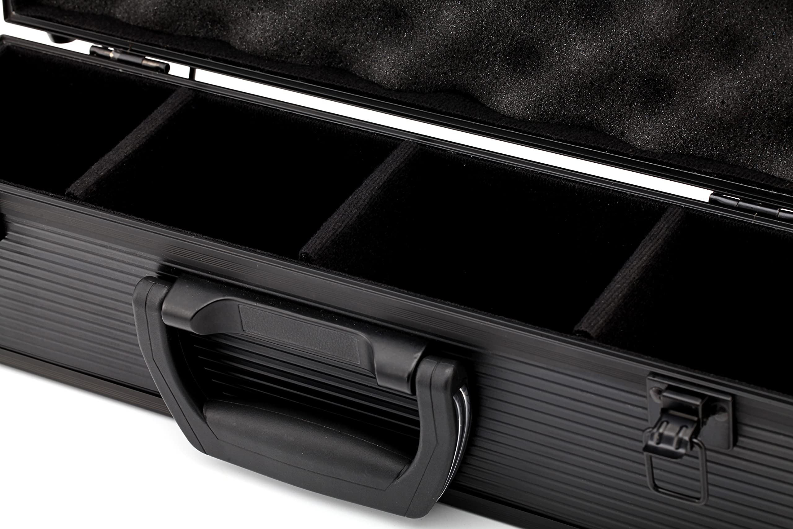 Black Metal Storage Case for TCG, Deck Box, MTG, Magic, FaB, Yugioh, Trading Cards, toploader, EDH, Commander, PTCG, TCG