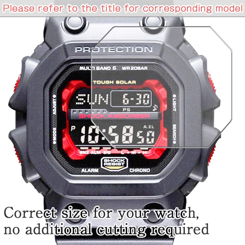 Puccy 3 Pack Screen Protector Film, compatible with CASIO W735H-1AV W-735H Series TPU Guard for Smart watch Smartwatch( Not Tempered Glass Protectors )