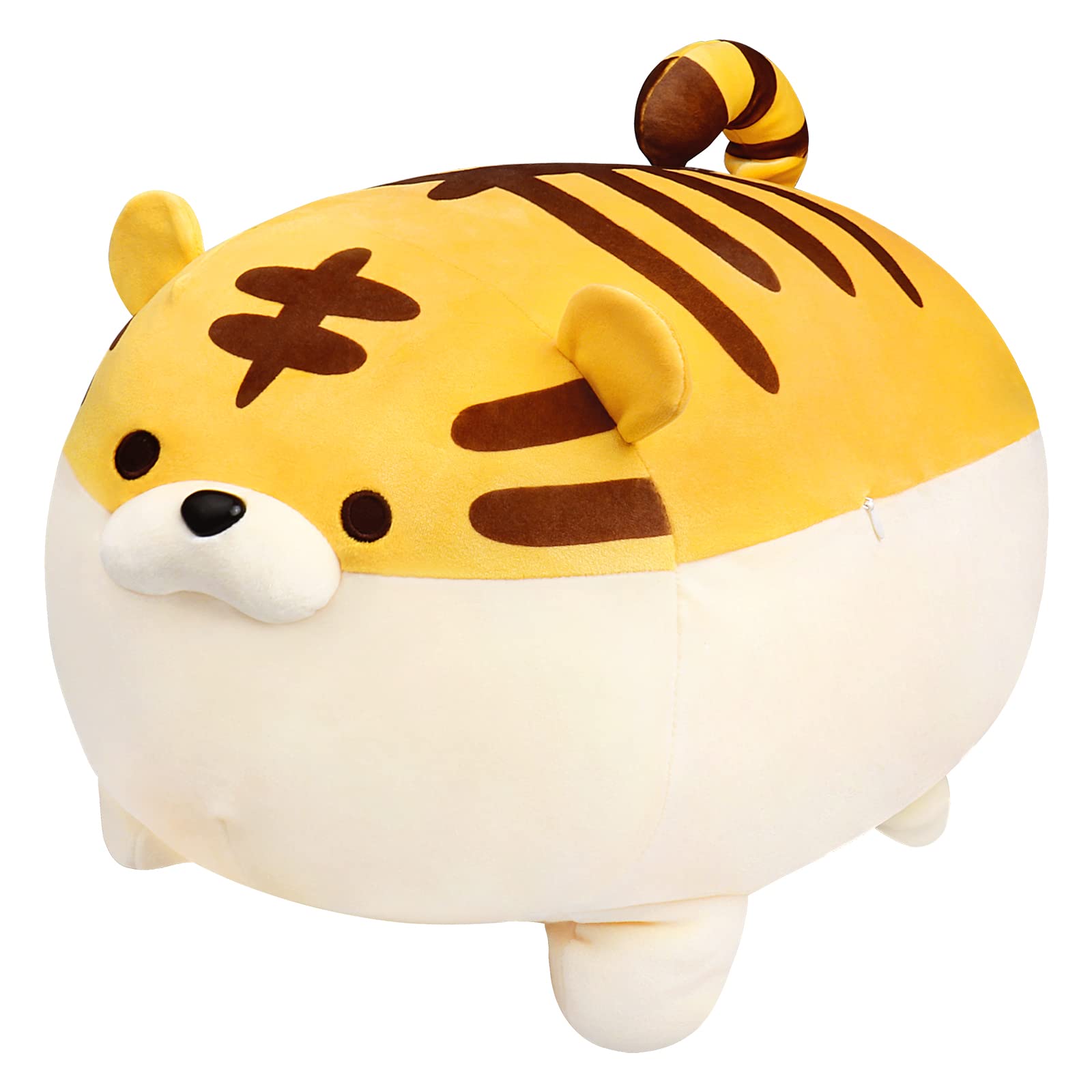 Auspicious beginning Stuffed Animal Tiger Plush Toy Anime Kawaii Tigers Soft Pillow, Plush Toy Gifts for Adults (19.6")