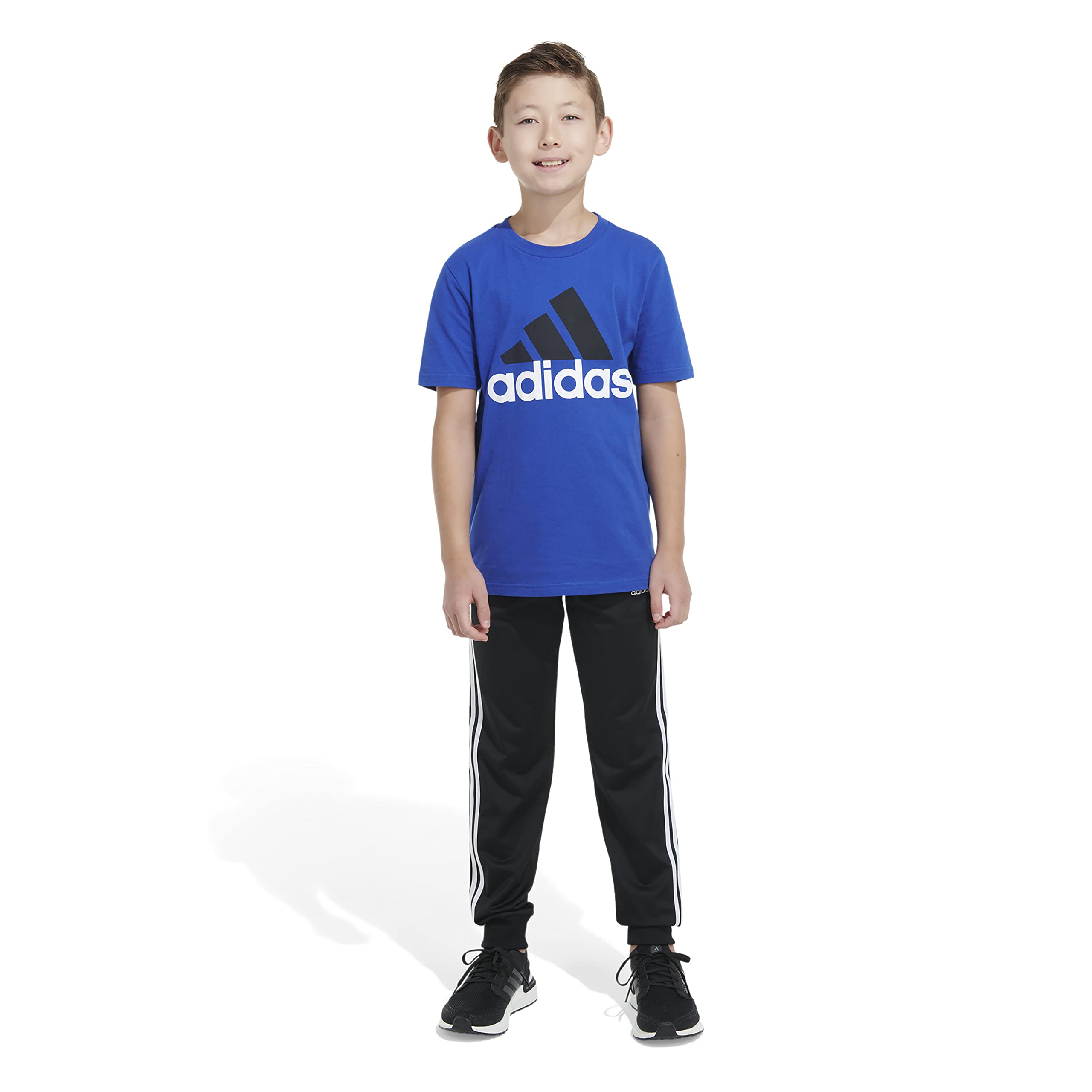 adidas Boys' Short-Sleeve Graphic Tee W01 White M