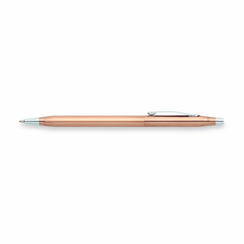 Cross Century Copper Ballpoint Pen, made with CuVerro Antimicrobial Copper Surface with Polished Chrome Appointments (AT0082S-65)