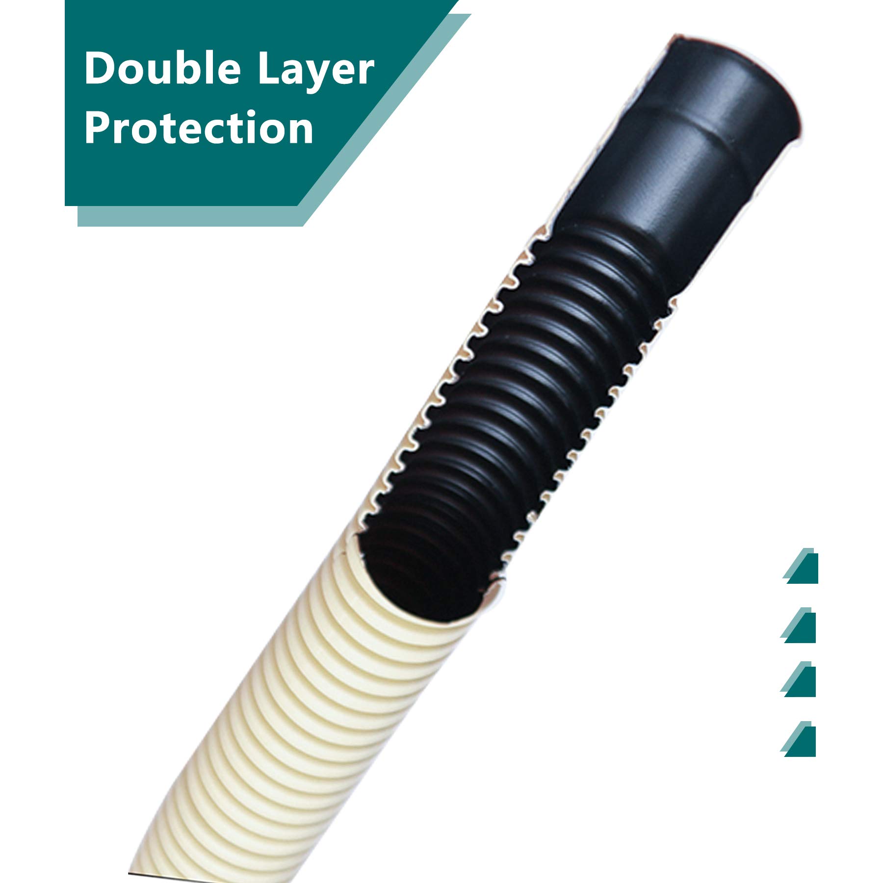 Daisypower Air Conditioner Drain Hose Pipe,20ft for Mini-Split Ductless AC, Heat Pump System,Cooling Only