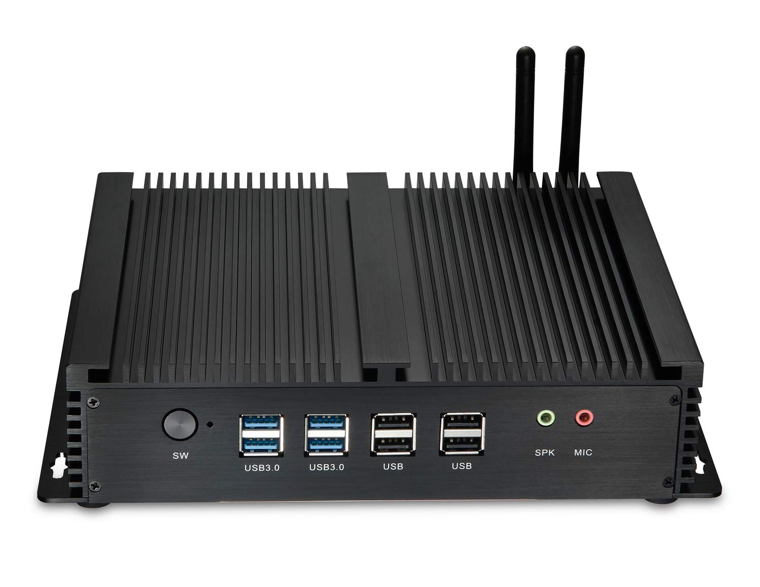 IDEARACE i5 CPU Compact Mini Desktop PC, 8GB RAM 512GB SSD, 6xCOM RS232 4xUSB 3.0 2xNICs 2xHD Metal Case