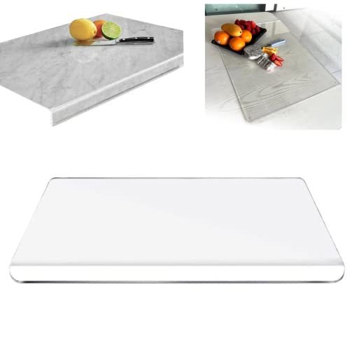 Acrylic Anti-Slip Transparent Cutting Board,2023 New Acrylic Cutting Boards for Kitchen Counter,Clear Cutting Board Clear Chopping Board Non Slip Cutting Boards with Lip (24 * 18 inchesļ¼60 * 45 cmļ¼)