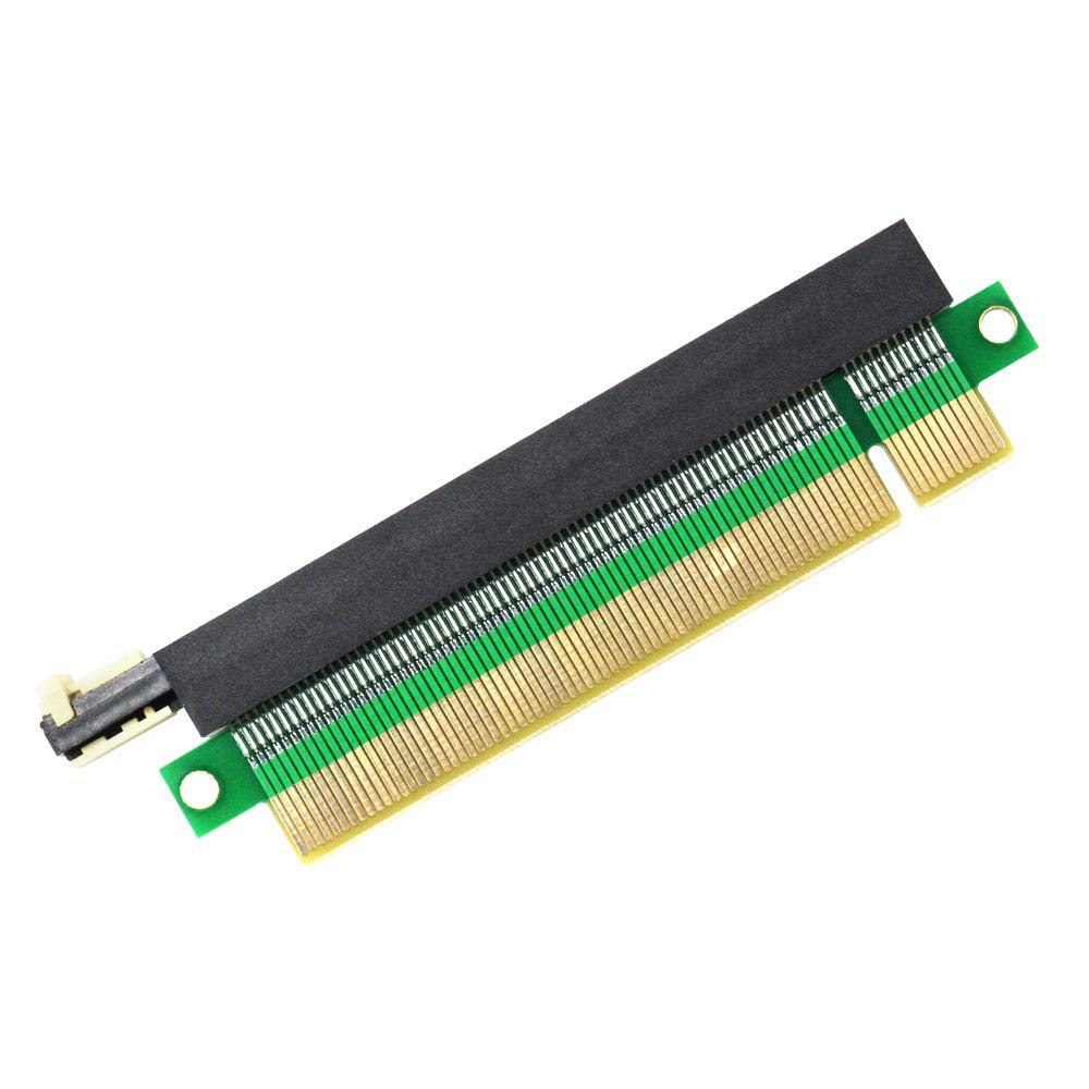 GODSHARK PCI-E 164 pin Slot PCI-Express 16X Riser Card, Male to Female Extension Protector Upward Riser Adapter Card 1U 2U