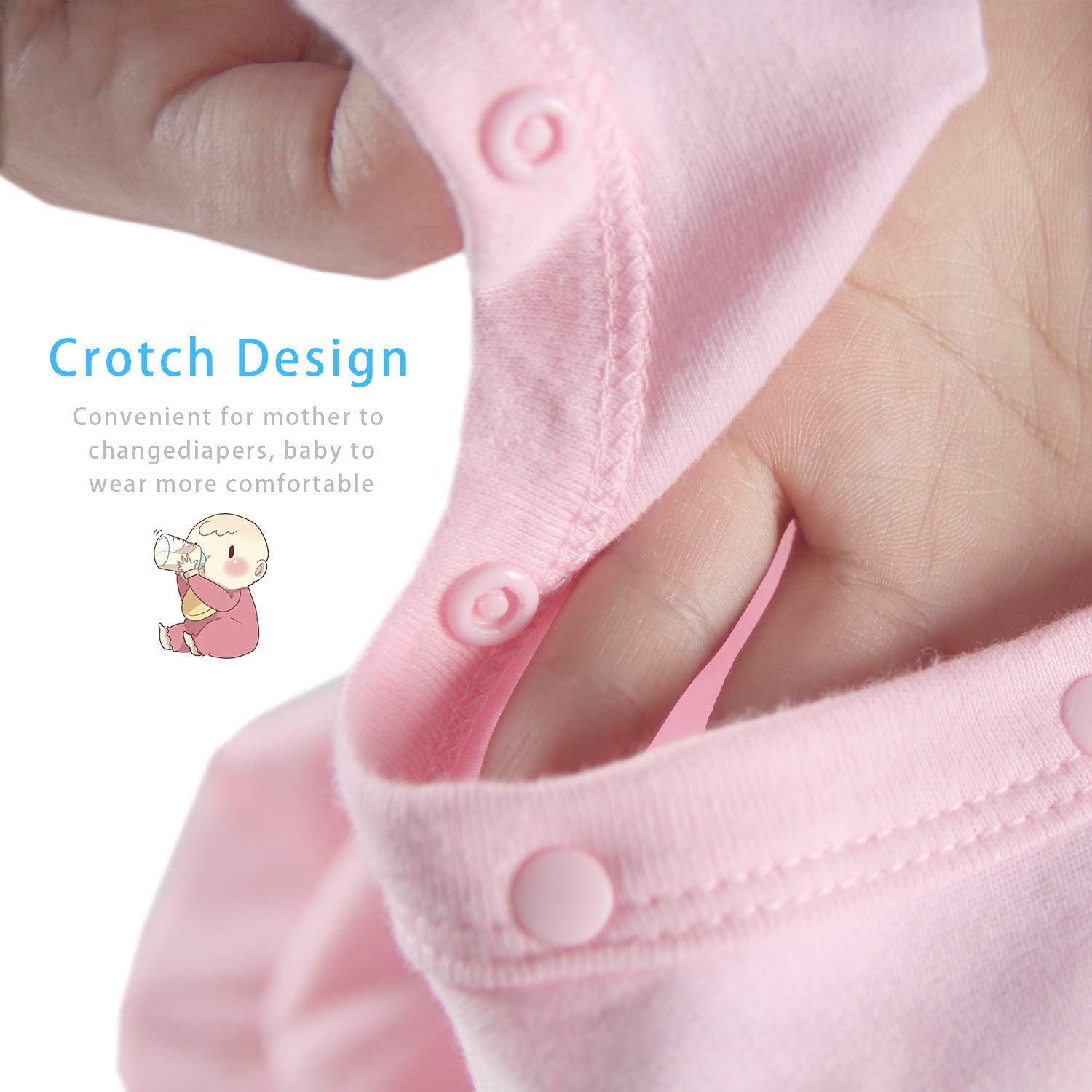 YSCULBUTOL Baby Twins He did it She did it Newborn Infant Baby Bodysuit Romper Outfit Toddler Clothes (blue he did it and hat 9m)