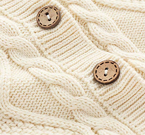 Mornyray Newborn Baby Girls Boys Sweater Jumpsuit Winter Knit Romper Clothes