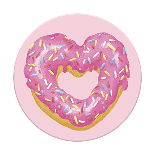 PopSockets: Collapsible Grip & Stand for Phones and Tablets - Strawberry Heart Donut