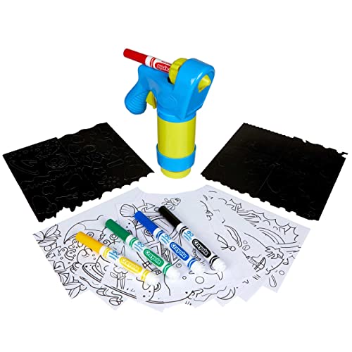 Crayola Mini Marker Sprayer, Marker Airbrush Kit, Gift for Kids, 7, 8, 9, 10