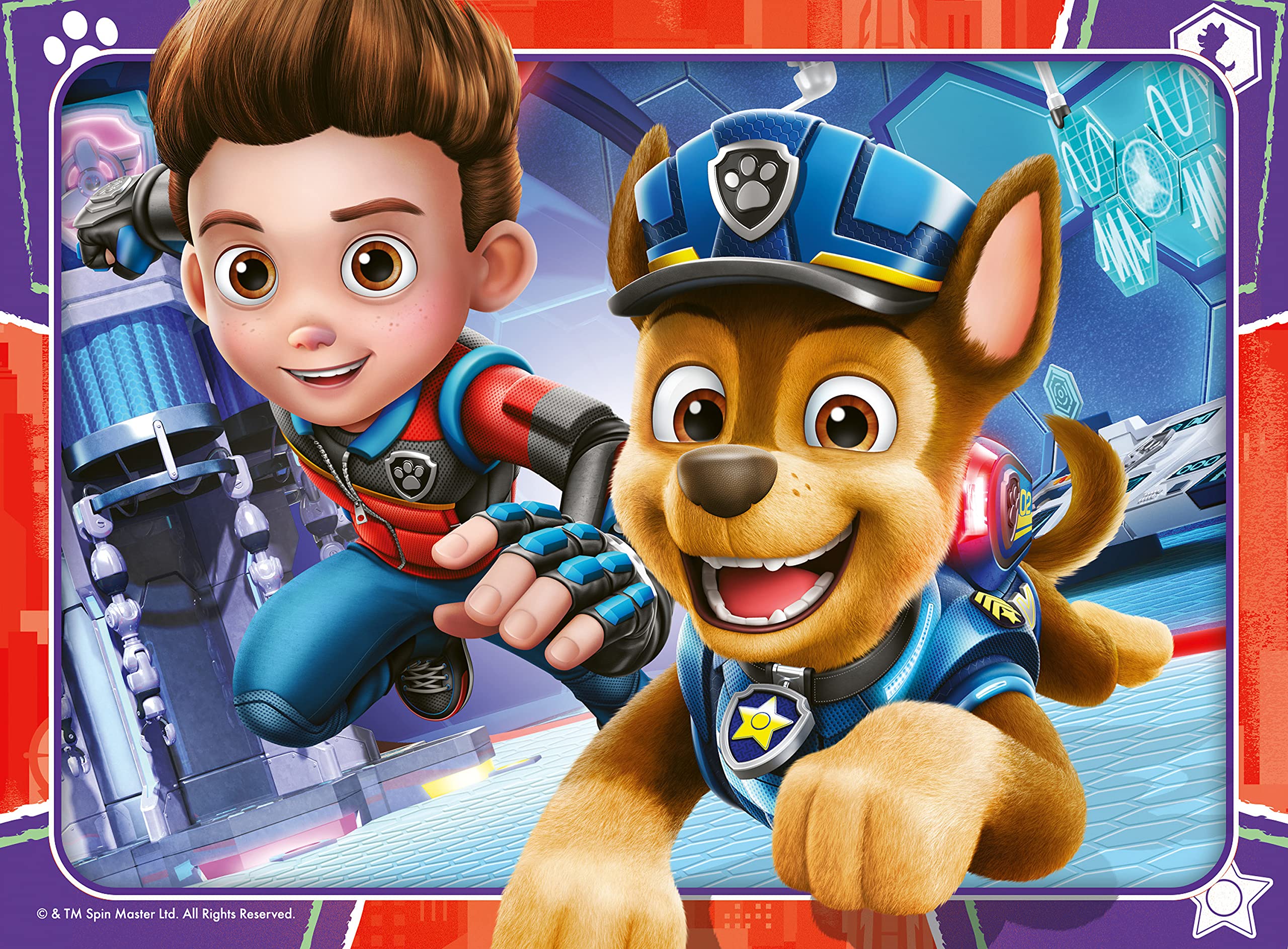 Ravensburger Paw Patrol The Movie 4 in Box (12, 16, 20, 24 Pieces) Jigsaw Puzzles for Kids Age 3 Years Up