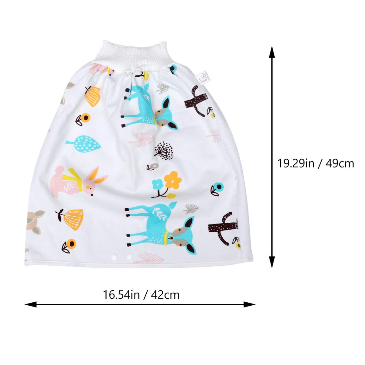 Potty Training Pants Cotton Baby Training Pants Cloth Diaper Skirts Sleeping Bed Clothes for Boy Girl Potty Training (Little Deer) Potty Training Underwear