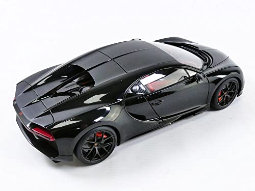 AUTOart 1/18 Bugatti Chiron Sport 2019, Nocturne Black Model Car