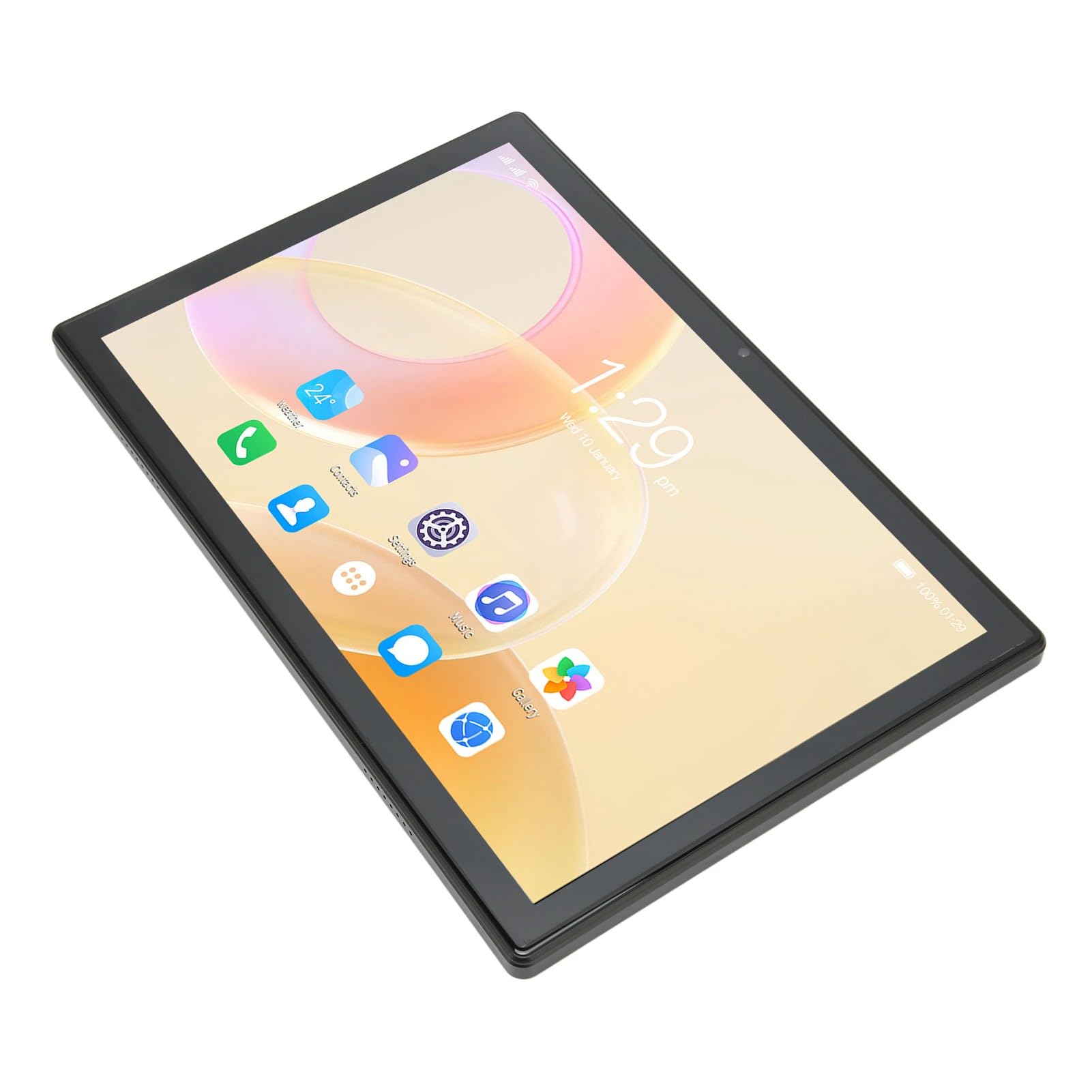 Airshi Student Tablet Office Tablet Black Dual Camera 10 Inch IPS Octa Core CPU for Gaming (US Plug)