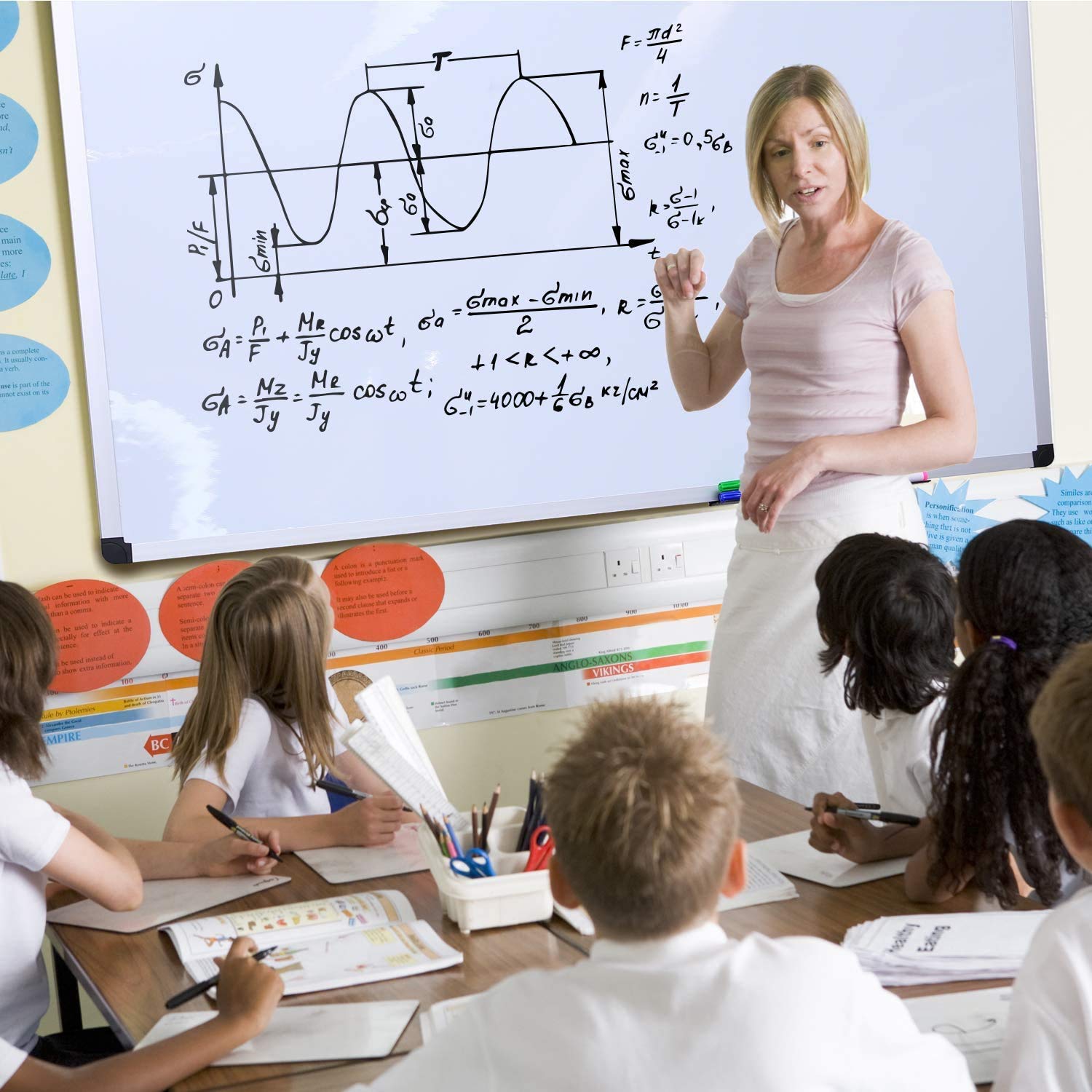 48" x 36" Dry Erase Board, Ohuhu Magnetic Large Whiteboard (1)