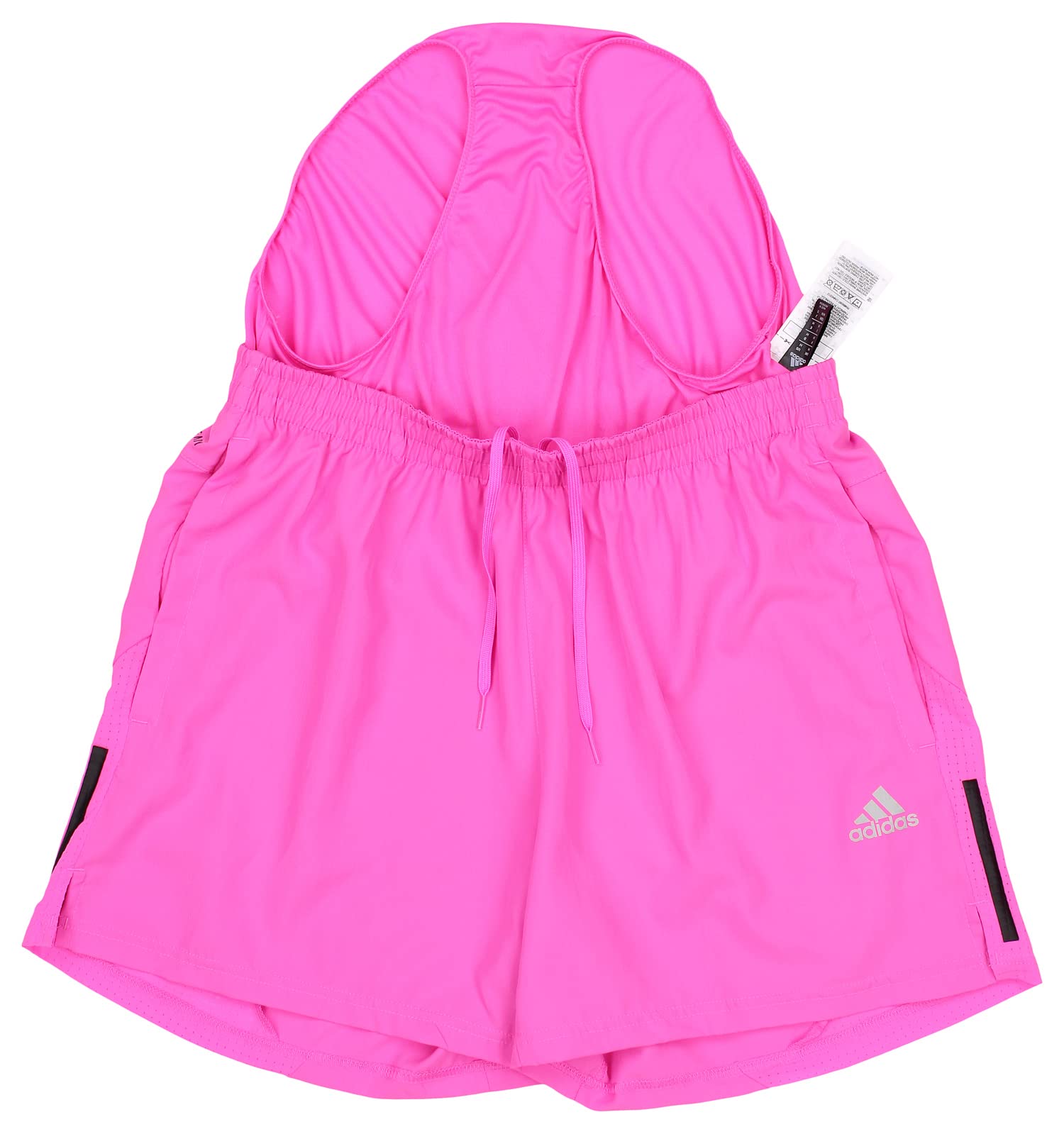 adidas Men's Own The Run 5 Inch Shorts, Screaming Pink Medium