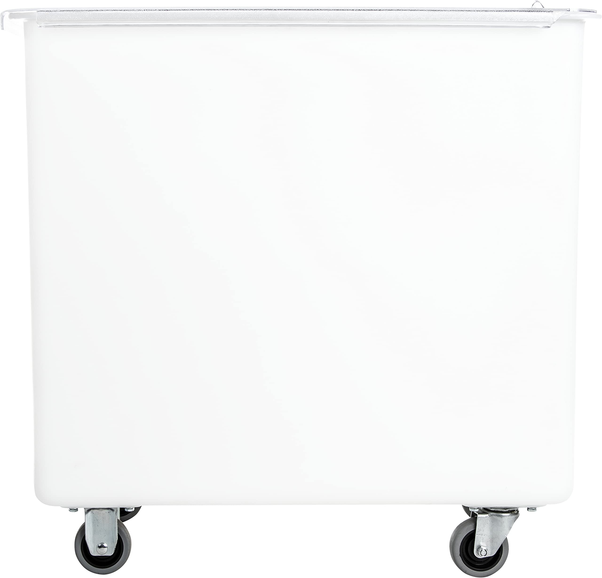 Carlisle FoodService Products BIN4402 Portable Ingredient / Food Storage Bin with Sliding Lid, 44 Gallon, White