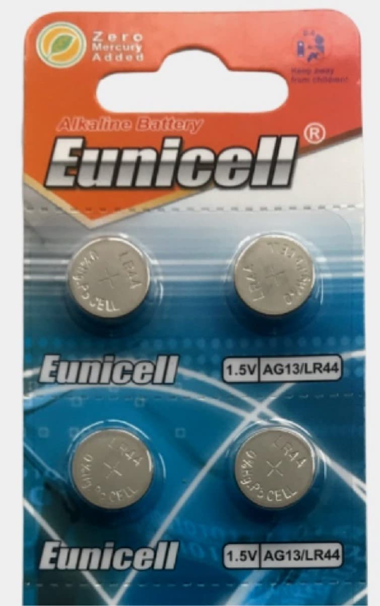 Eunicell 20 Batteries Blister Pack AG13, G13, SR44, LR44, A76, V13GA, PX76A, 357