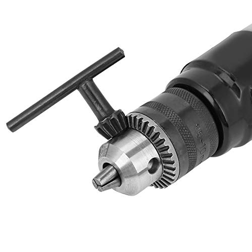 Air Drill 3/8,3/8Pneumatic Drill, 1700rpm 10mm High-speed CW/CCW Reversible Air Drill Pneumatic Drilling Tool for Furniture, Hardware, Machinery Production