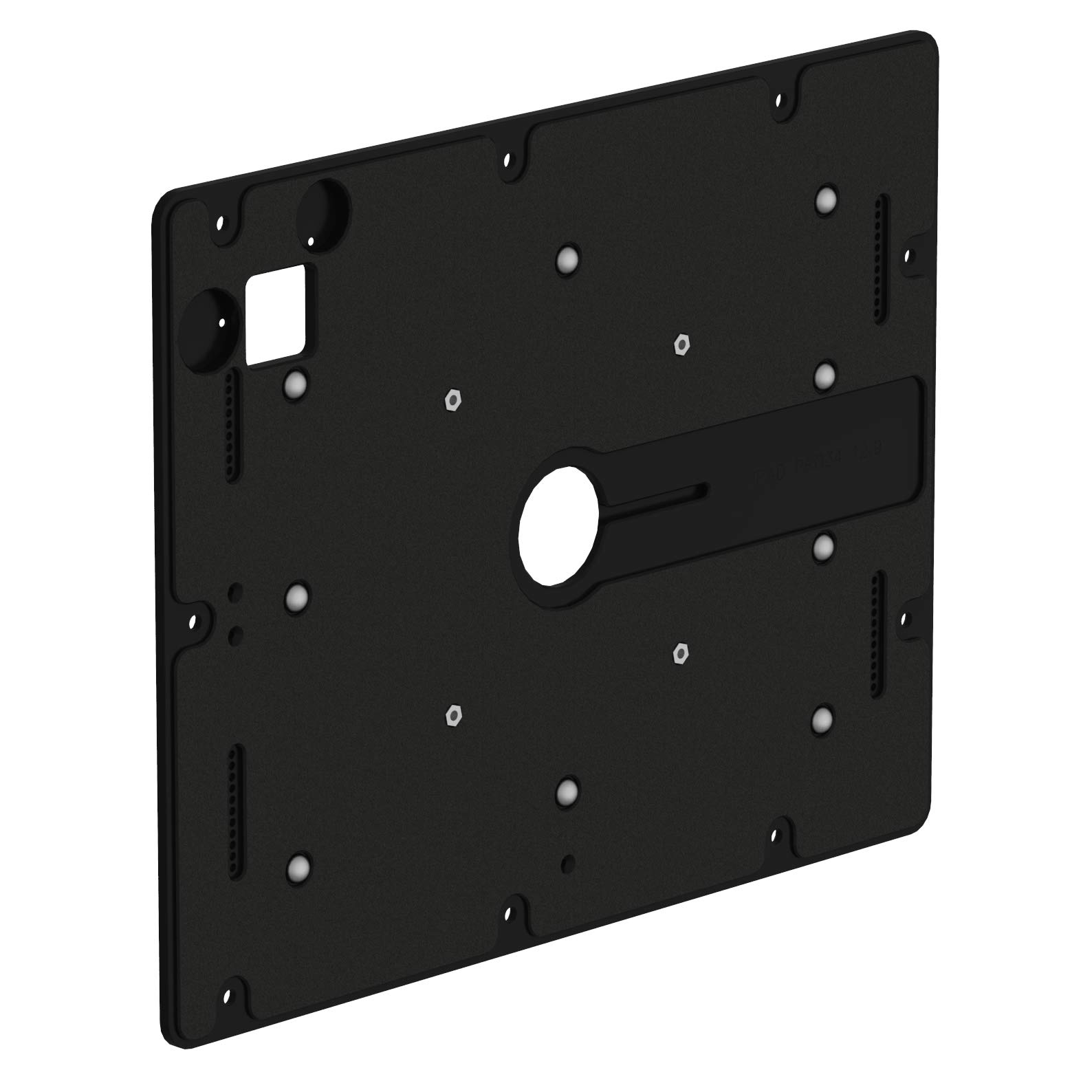 VidaMount Black Exposed Rear Camera VESA Enclosure Compatible with iPad Air 13" (M2) & iPad Pro 12.9" (4/5/6 Gen)