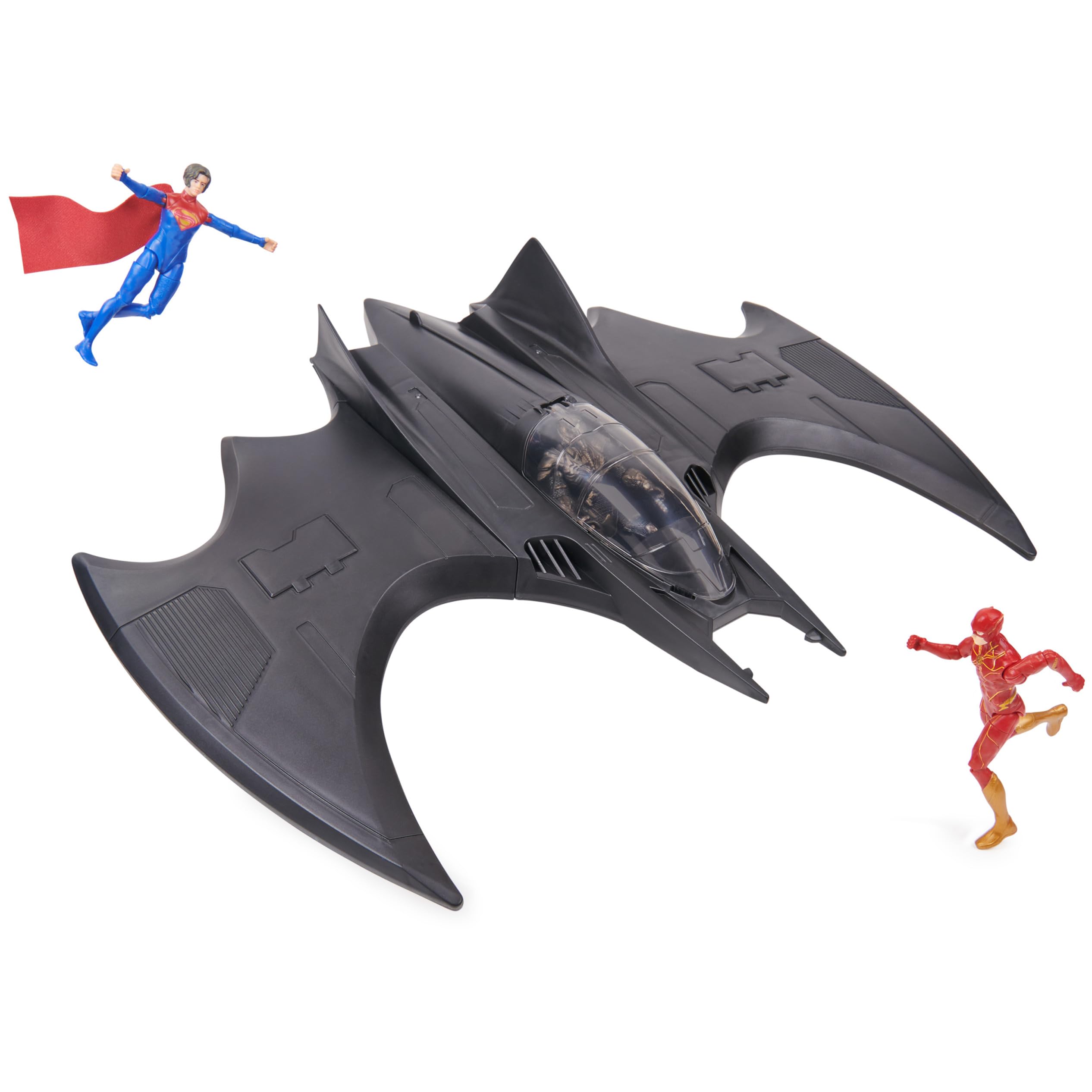 DC Comics, The Flash Batwing Battle Set (Amazon Exclusive)| Supergirl, NAM-Ek, Flash Action Figures, 4-inch | Kids Toys for Boys and Girls Ages 4+