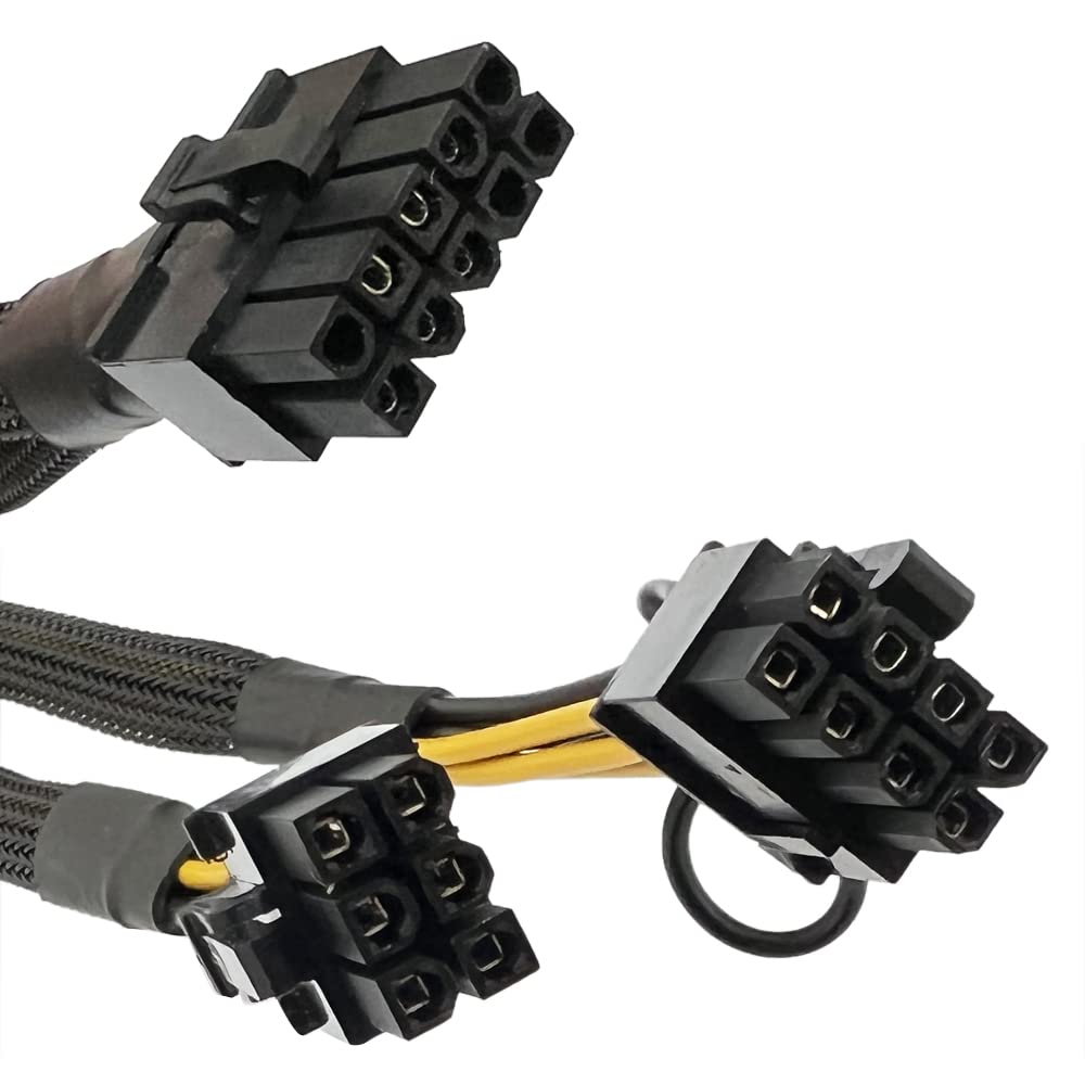 Zahara 50cm 10pin to 6+8(pin) Power Adapter PCIE Cable Replacement for HP ProLiant DL380 G9 DL380E DL380 G8 and GPU