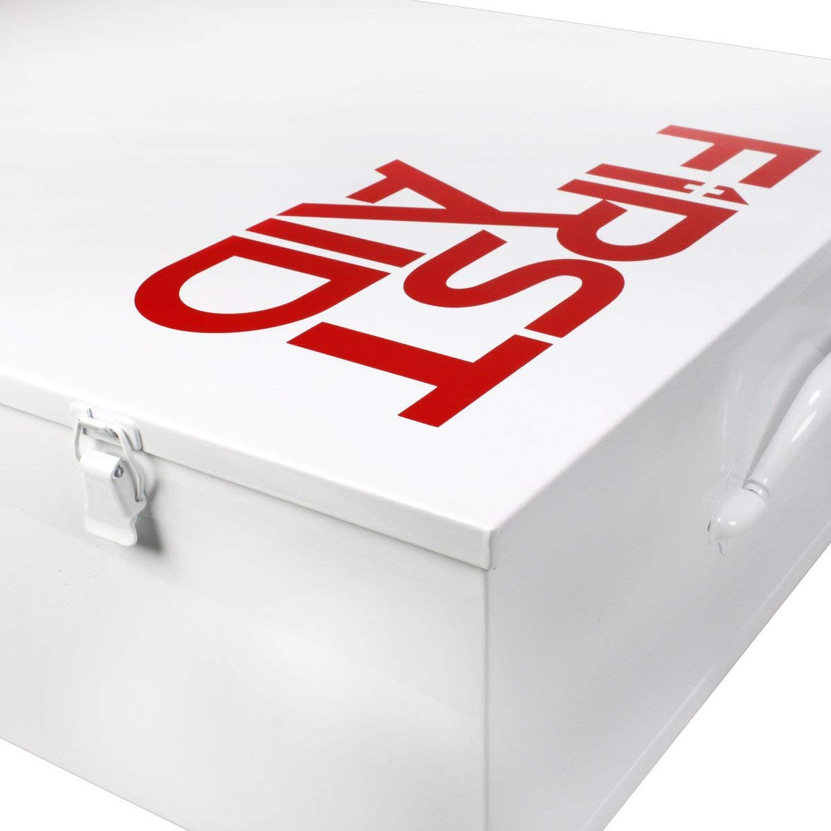 OSHA & ANSI 5 Shelf Industrial First Aid Cabinet with Pocket Liner, 200 Person, 1890 Pieces, 2015 Class A+, Types I & II, Made in USA by Urgent First Aid™ with extra content & NEW ANSI First Aid Guide