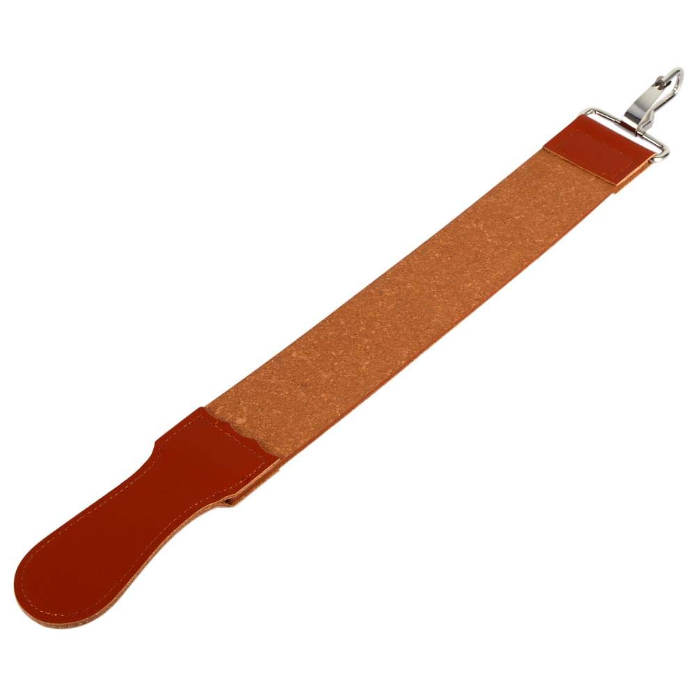Shaving Strop, double sided leather Strop Strap Barber Straight Razor Folding Knife Shave Sharpener Sharpening Belt for Sharpening Straight Razors and Most Knives