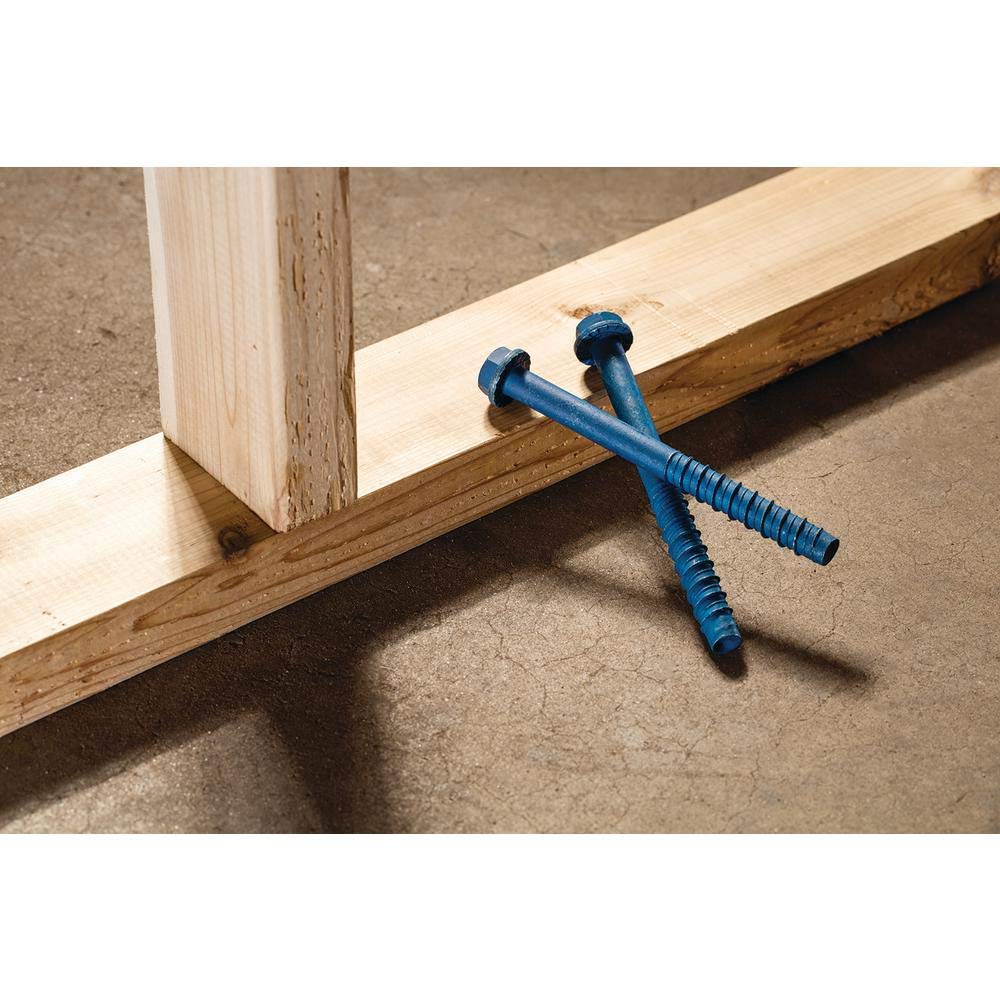 GRK 11420 Tapcon Concrete Screw Anchors 1/2" by 4", (10per Pack)
