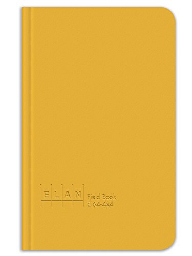 Elan Publishing Company - E64-4x4 Yel E64-4x4 Field Surveying Book 4 ⅝ x 7 ¼, Yellow Cover